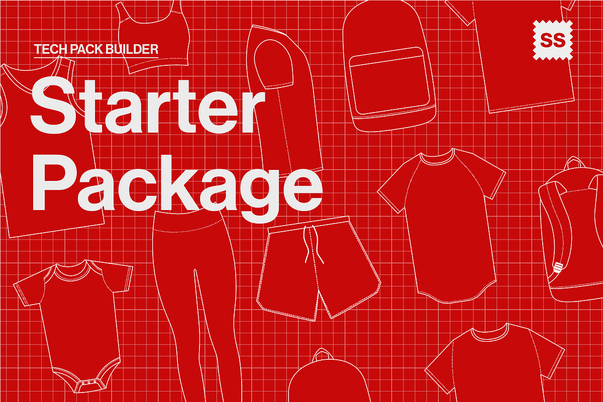 Tech Pack Builder Apparel Templates, a Shirt Mockup by Swatch Supply