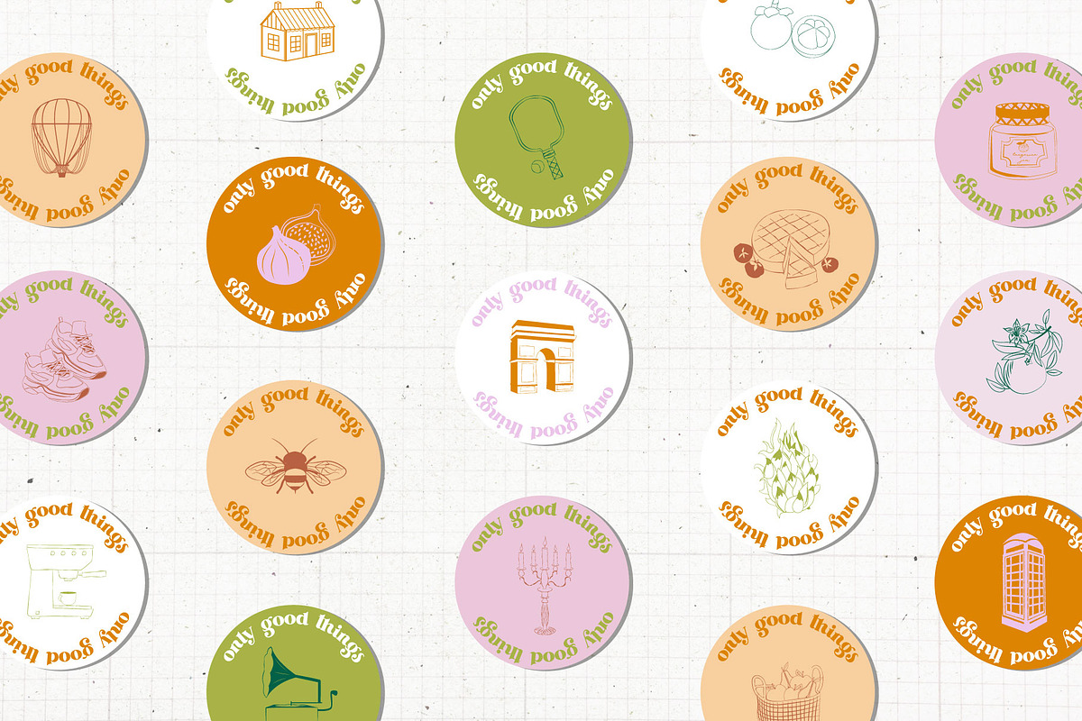 Only Good Things Icons Set