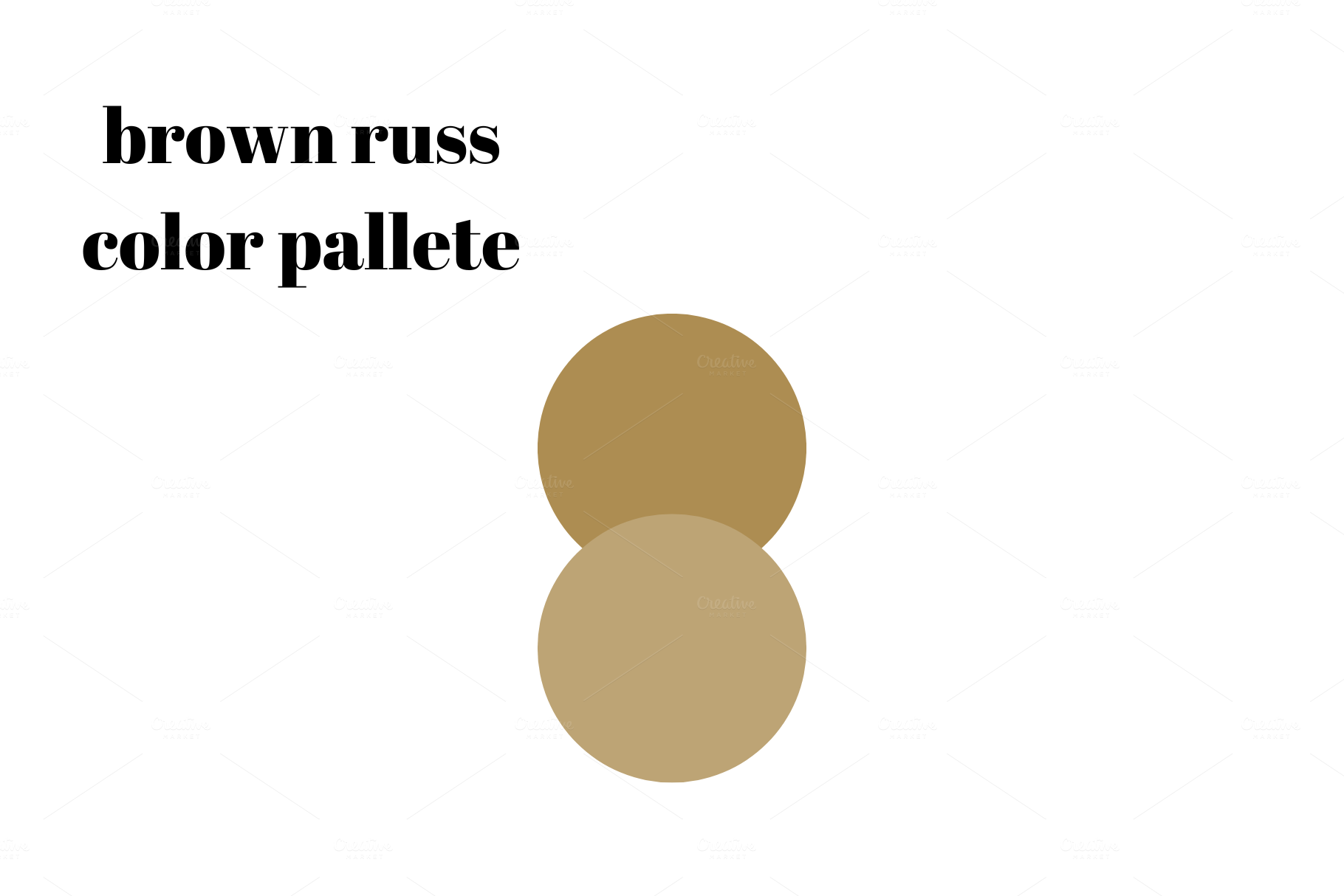 Brown Russ color Pallete