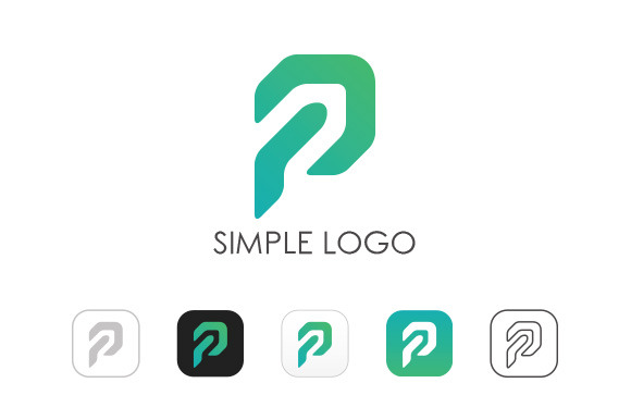 Minimal P Logo, a Branding & Logo Template by nospacestore | Creative ...