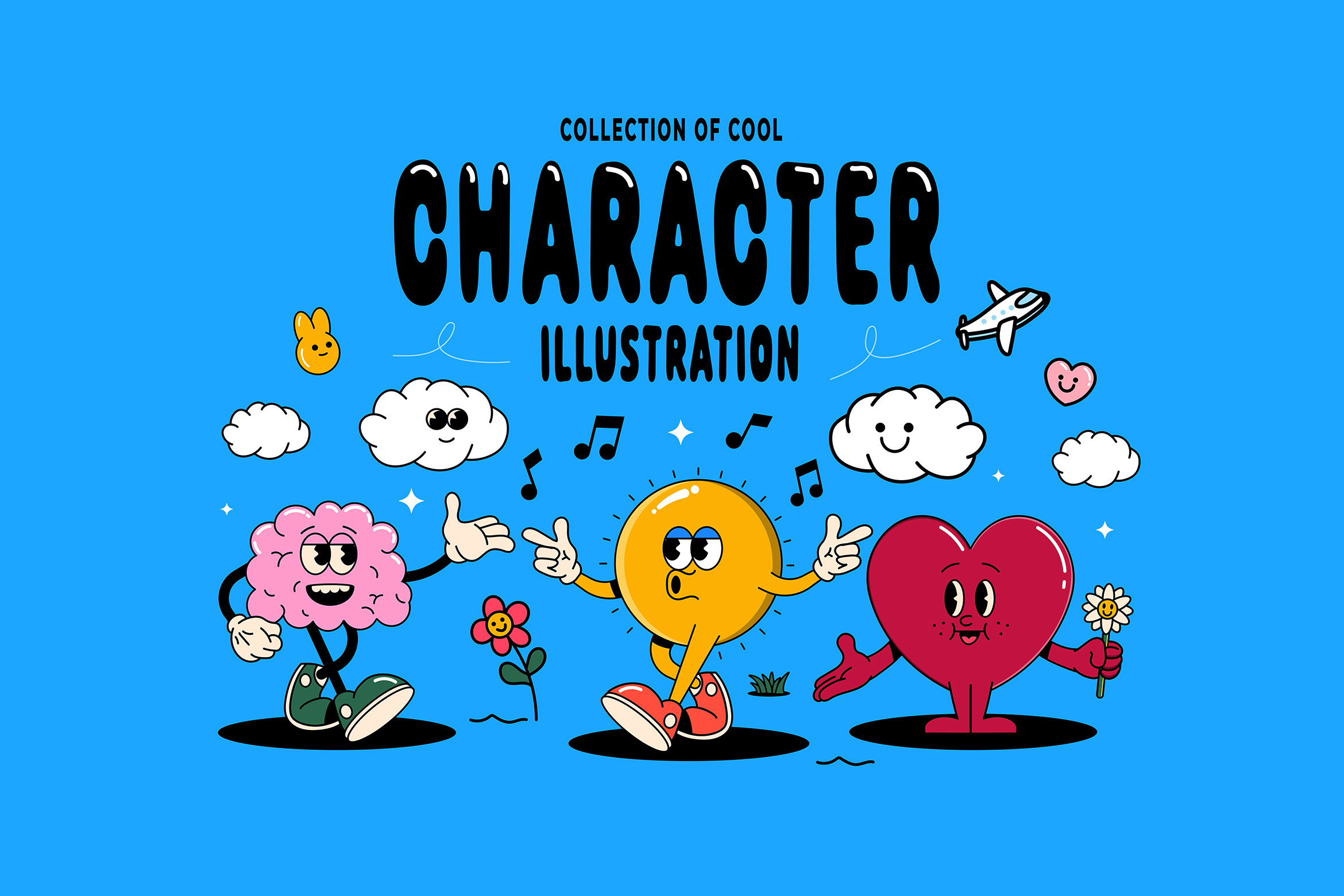 Funny cartoon characters, a Work Illustration by Creative Graphics