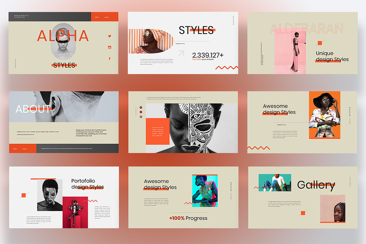 Alpha Urban Powerpoint Template, a Presentation Template by casanovastudio