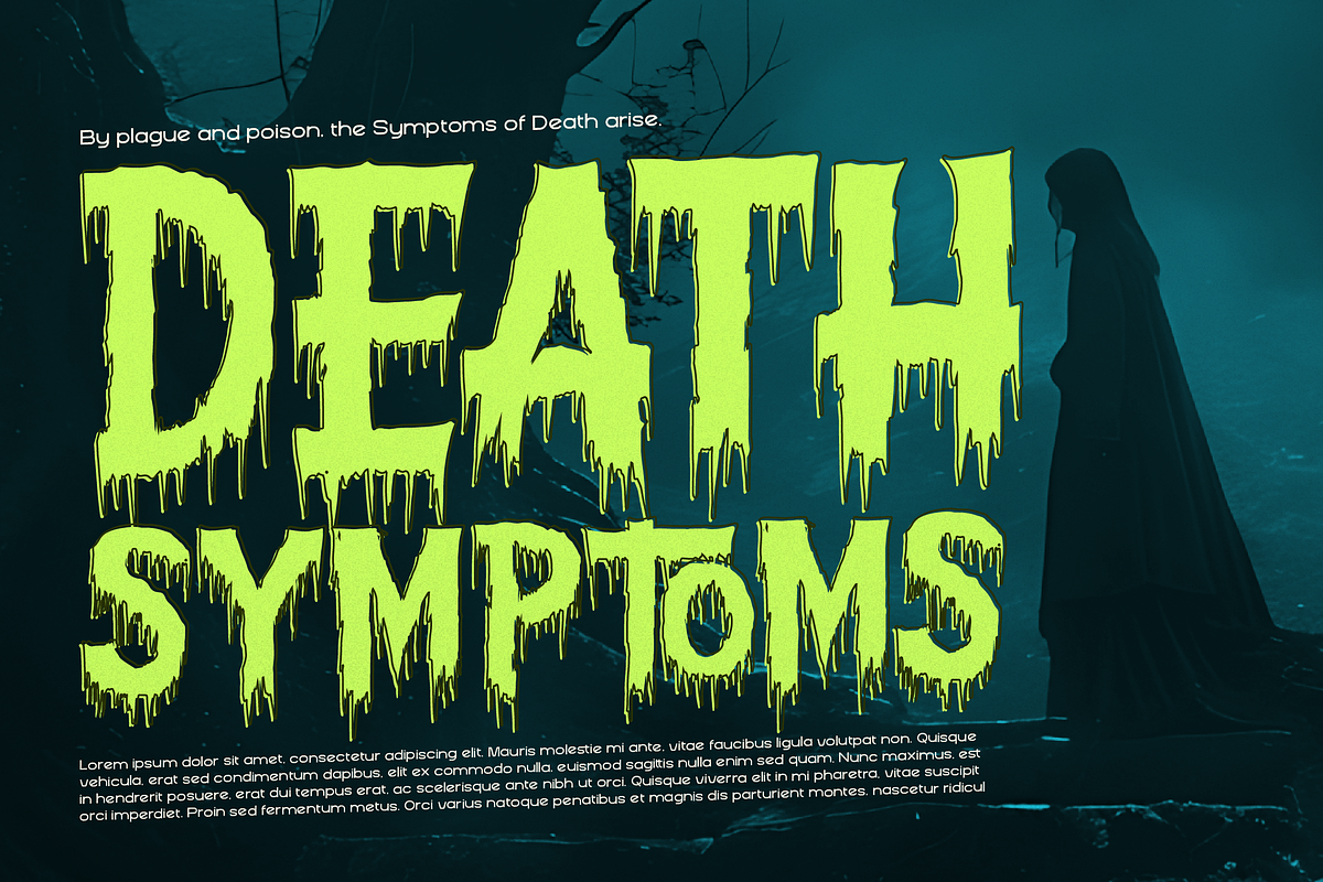 Spillknot | Dripping Horror Font, a Font by gracetype_studio