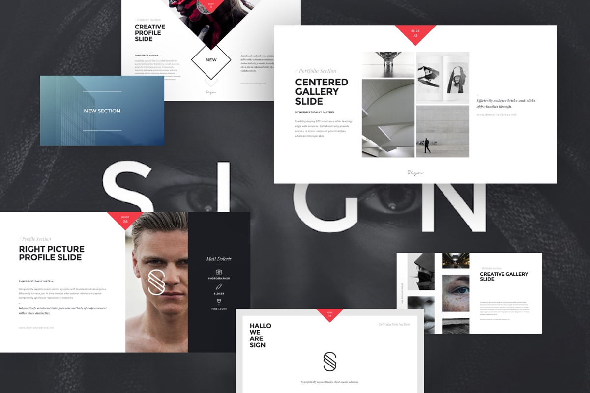 Sign Keynote Presentation Template, a Presentation Template by Goashape ...