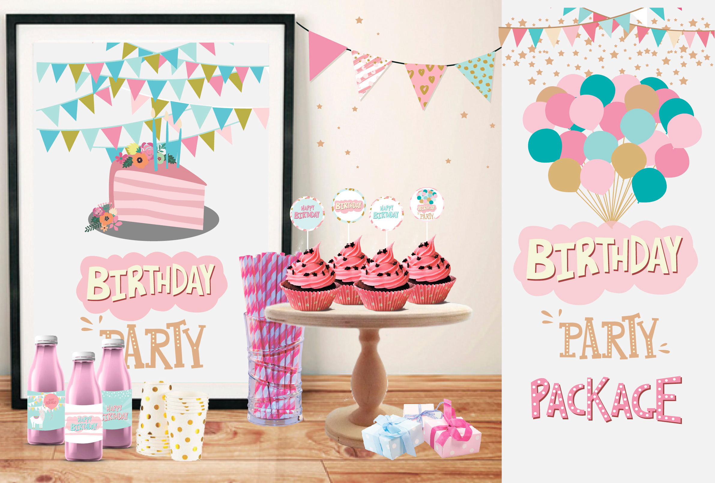 Big Birthday Party package, a Decorative Illustration by Mio Buono