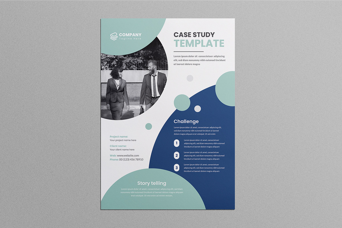 Case Study Flyer Template