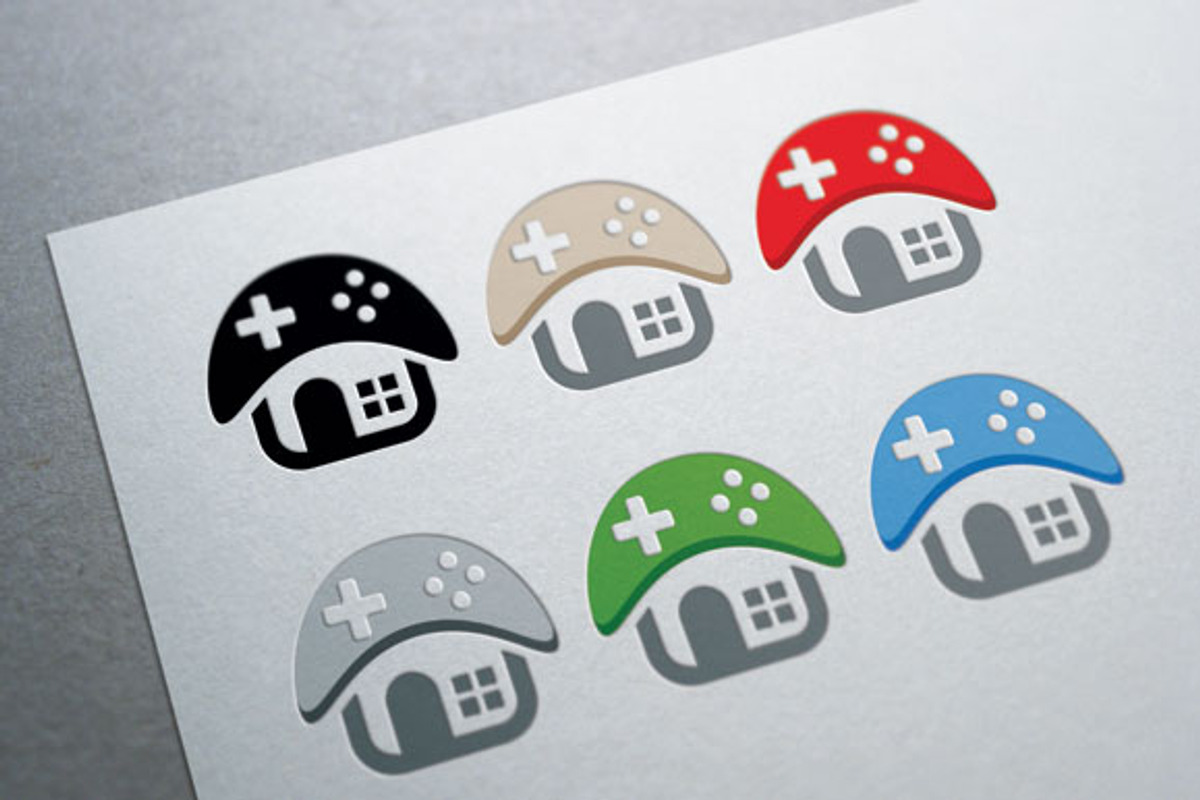 Gamer House Logo, a Branding & Logo Template by Heavtryq Design