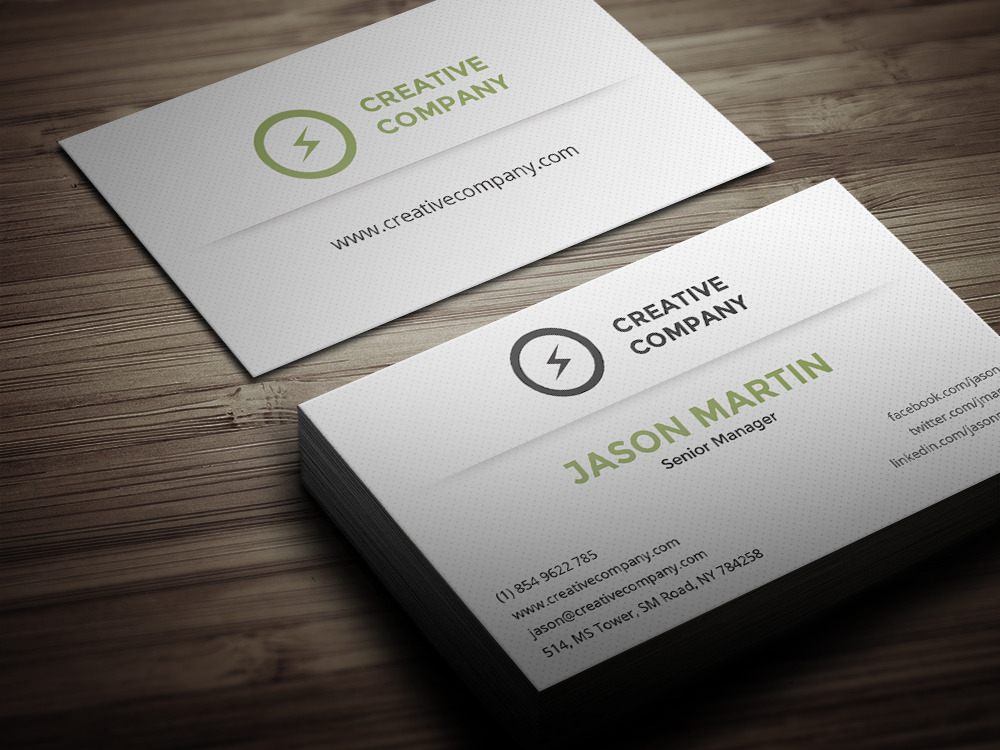 Creative Employee Business Card, a Business Card Template by bouncy