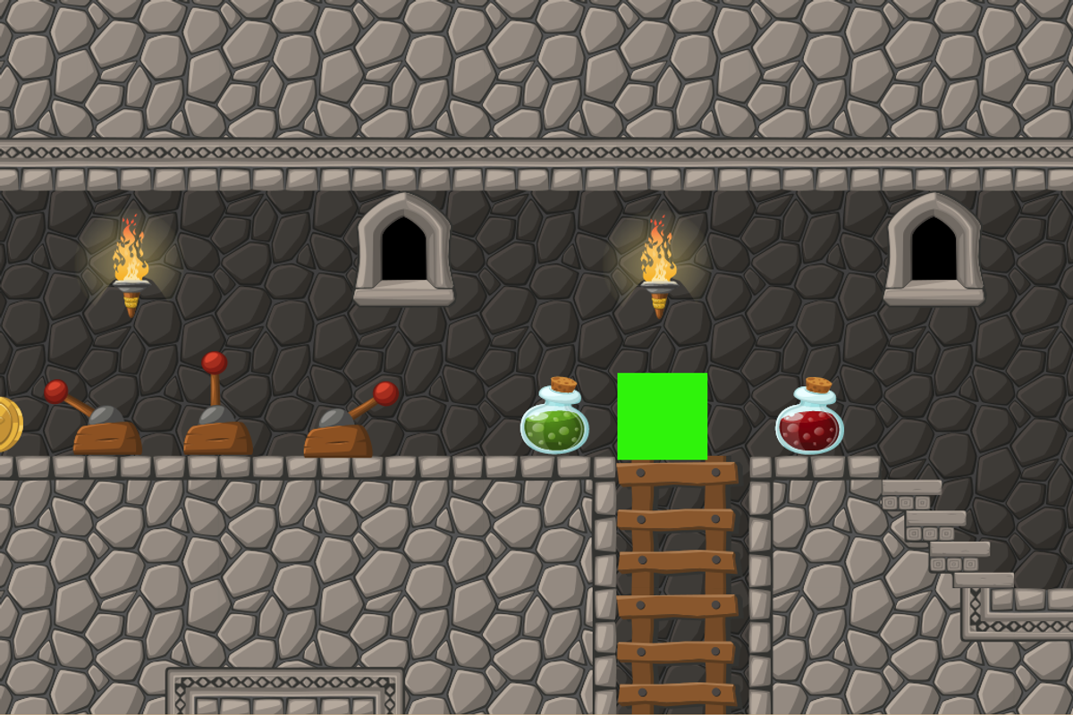 Dungeon platformer set 2d, an Education Illustration by SHMEL_Studio