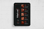 Simple What's On Poster Template, a Flyer Template by BrandPacks