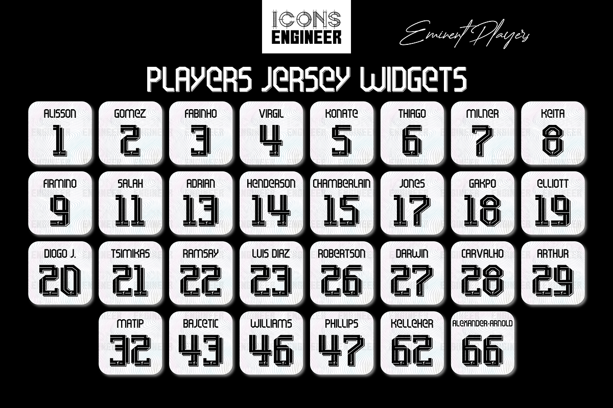 Liverpool Icon Pack | Away Kit, an Icon by IconsEngineer