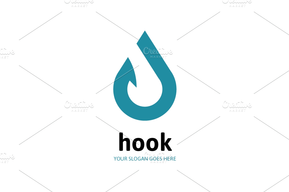 Hook Logo, a Branding & Logo Template by MLJ studios