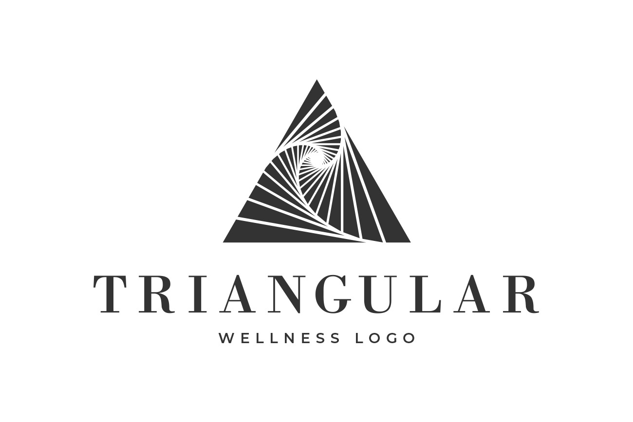 Triangle Logo for Wellness Beauty, a Branding & Logo Template by ...