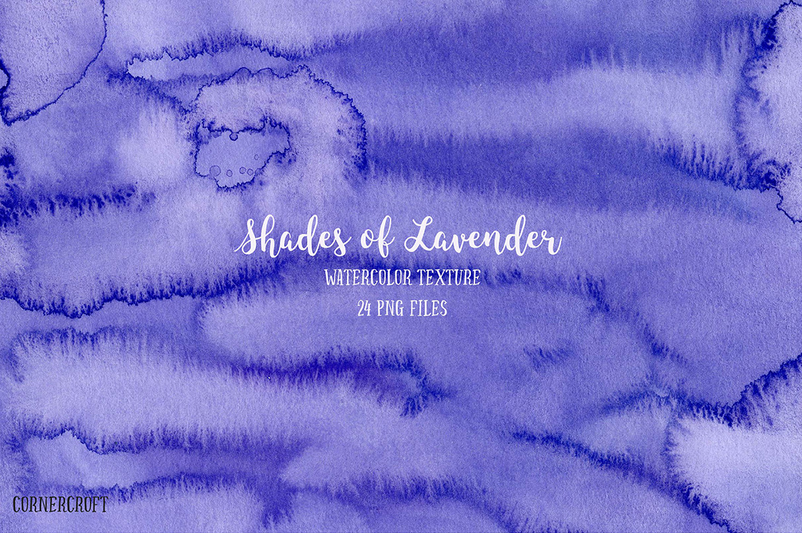 Watercolor Texture Lavender Shades, a Texture Graphic by Corner Croft