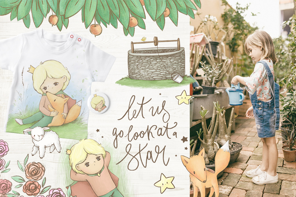 Little Prince illustration, an Animal Illustration by Magic & Dreams