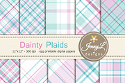 Valentine Plaid Digital Papers | Graphic Patterns ~ Creative Market