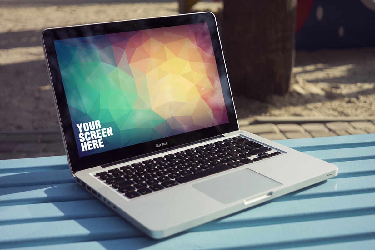 MacBook Mock-up Set, a Mac Mockup by 2dsight
