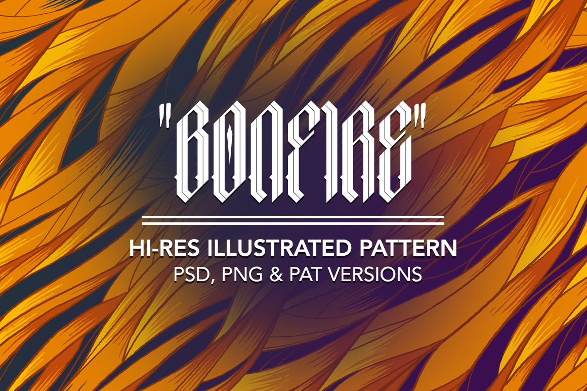 Bonfire, a Pattern Graphic by EvanEckard