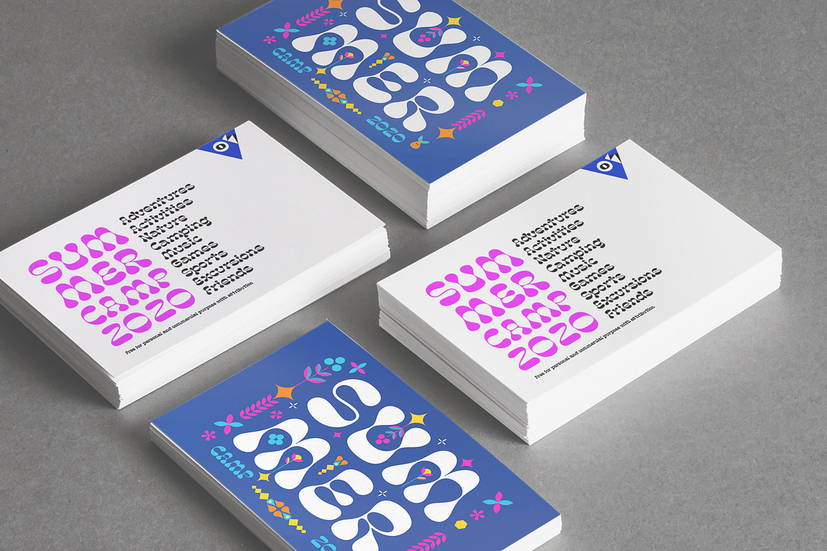 Groovy Font | Summer font variable