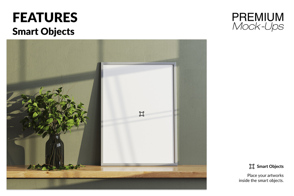3 Shapes of Frame Mockups, a Product Mockup by mock-ups