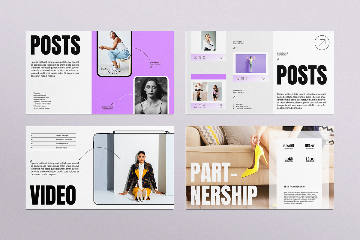 Media Kit Presentation Template, a Presentation Template by TemplatesForest