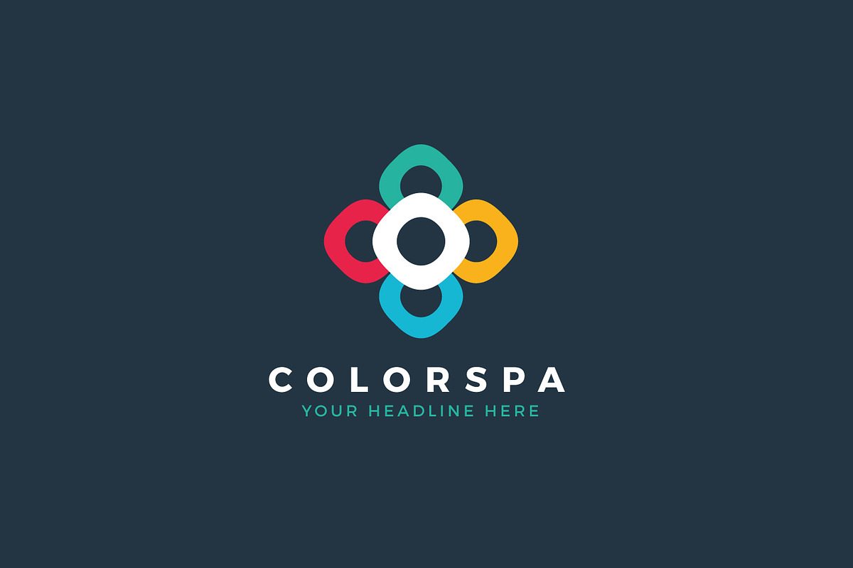 Color Spa Logo Template, a Branding & Logo Template by PixaSquare