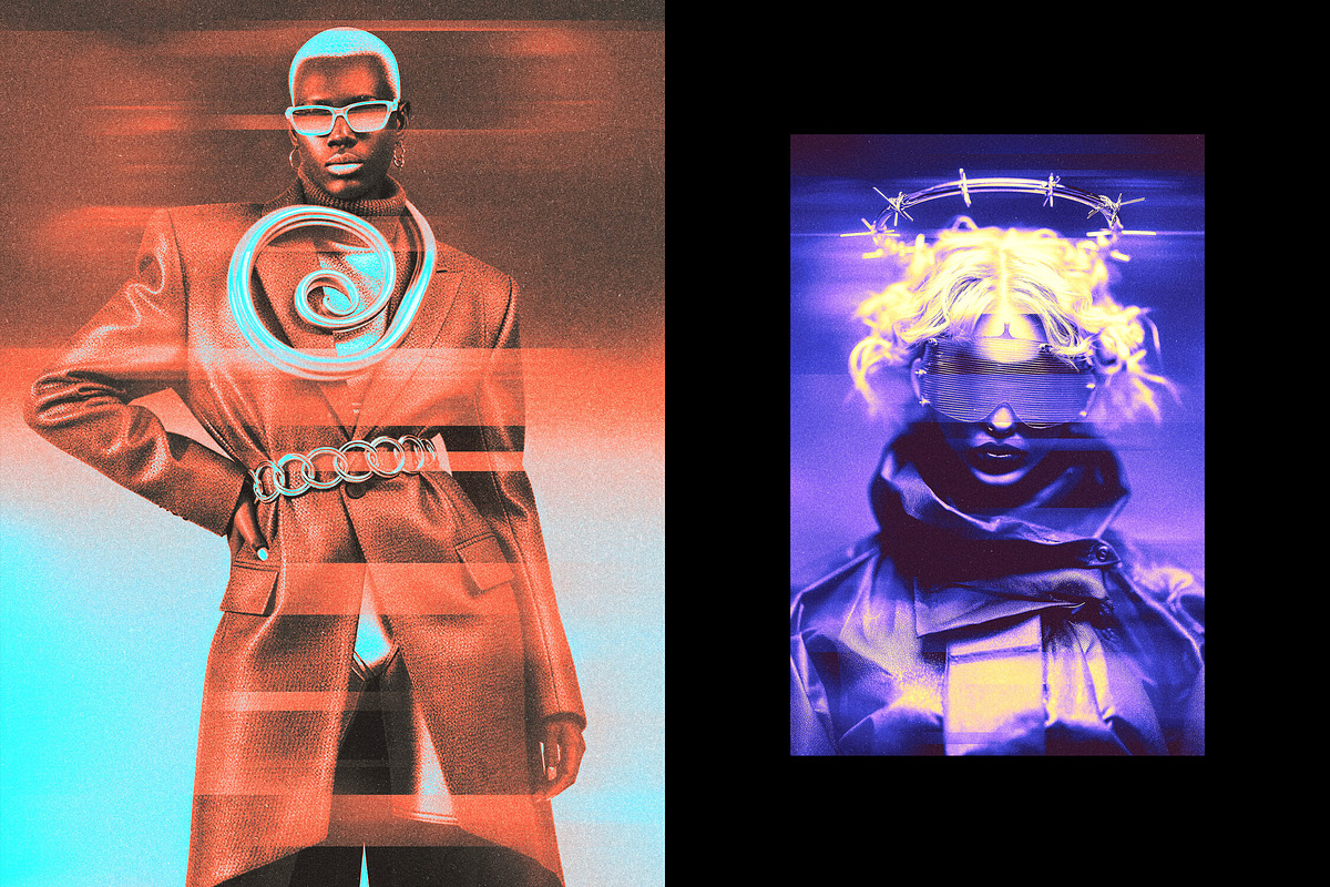 Motion Glitch Photo Effect, a Layer Style Add-On by Design Squad