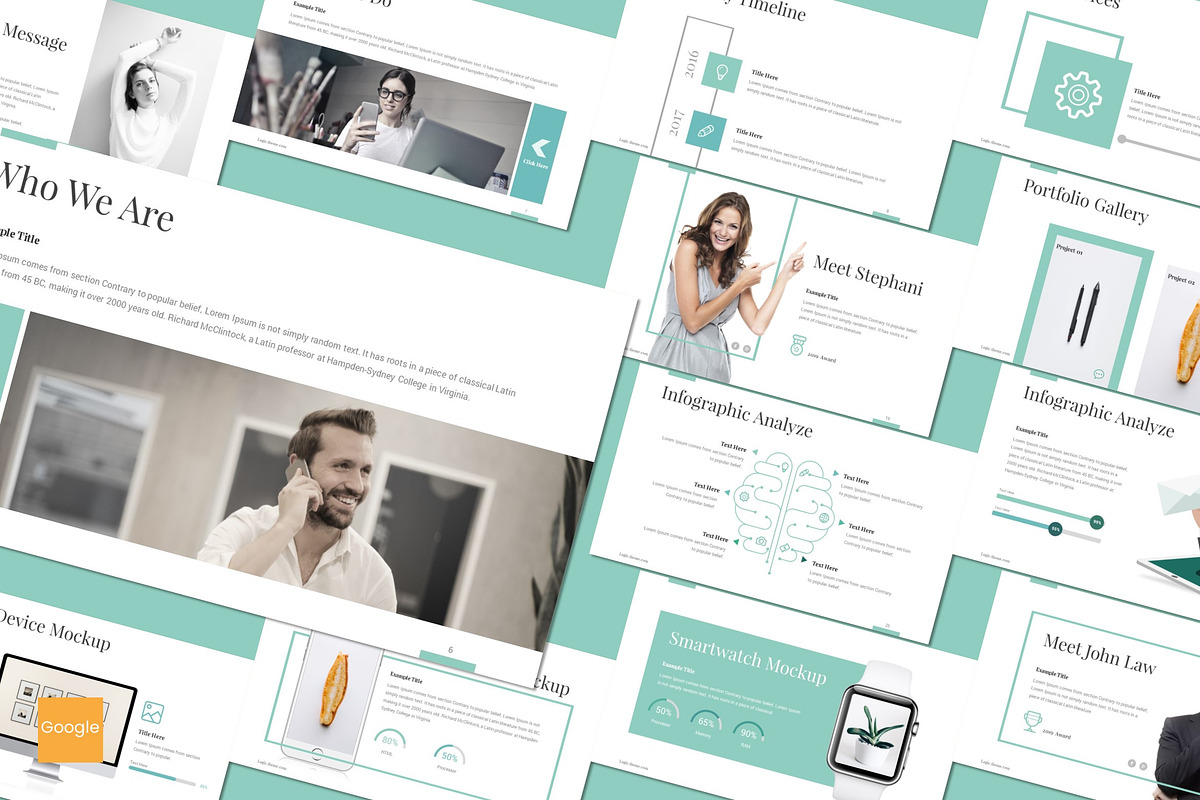 Logic - Google Slides Template, a Presentation Template by inspirasign