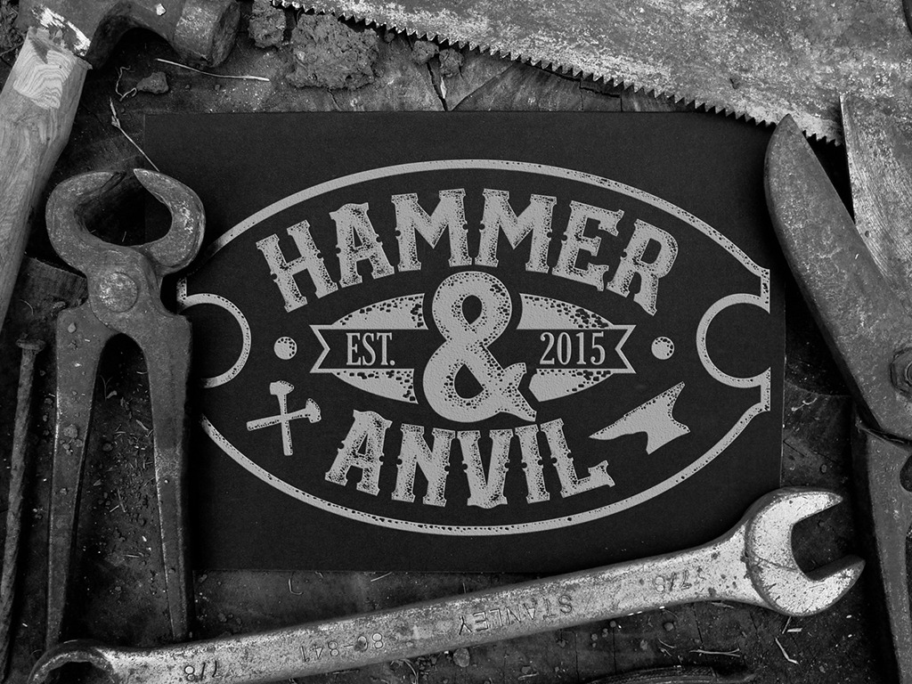 Hammer & Anvil Font, a Font by Alphabet Agency