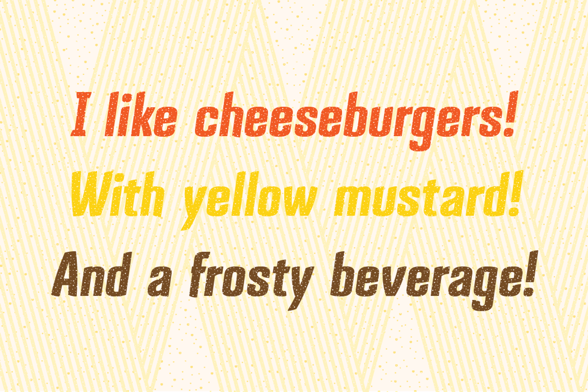Beefcake, a Sans Serif Font by Sirmon Stuff