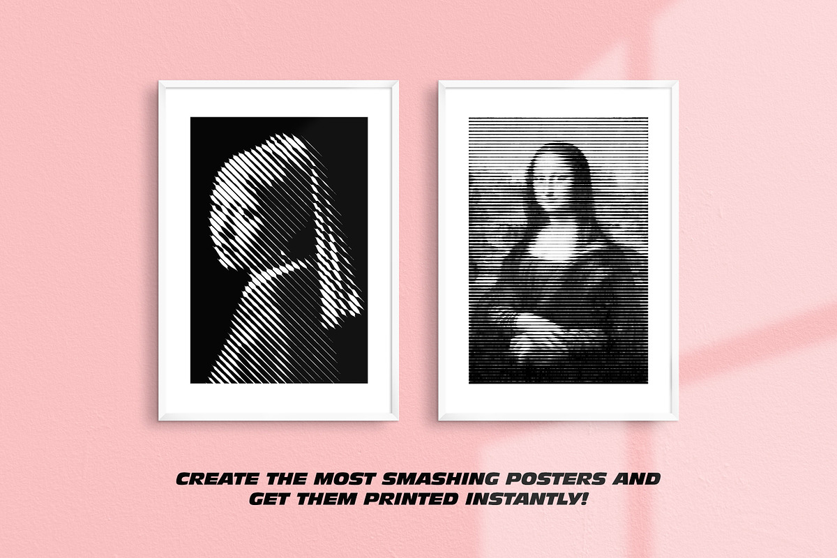 Halftone Machine Photoshop Action, an Action Add-On by Hyperpix Productions
