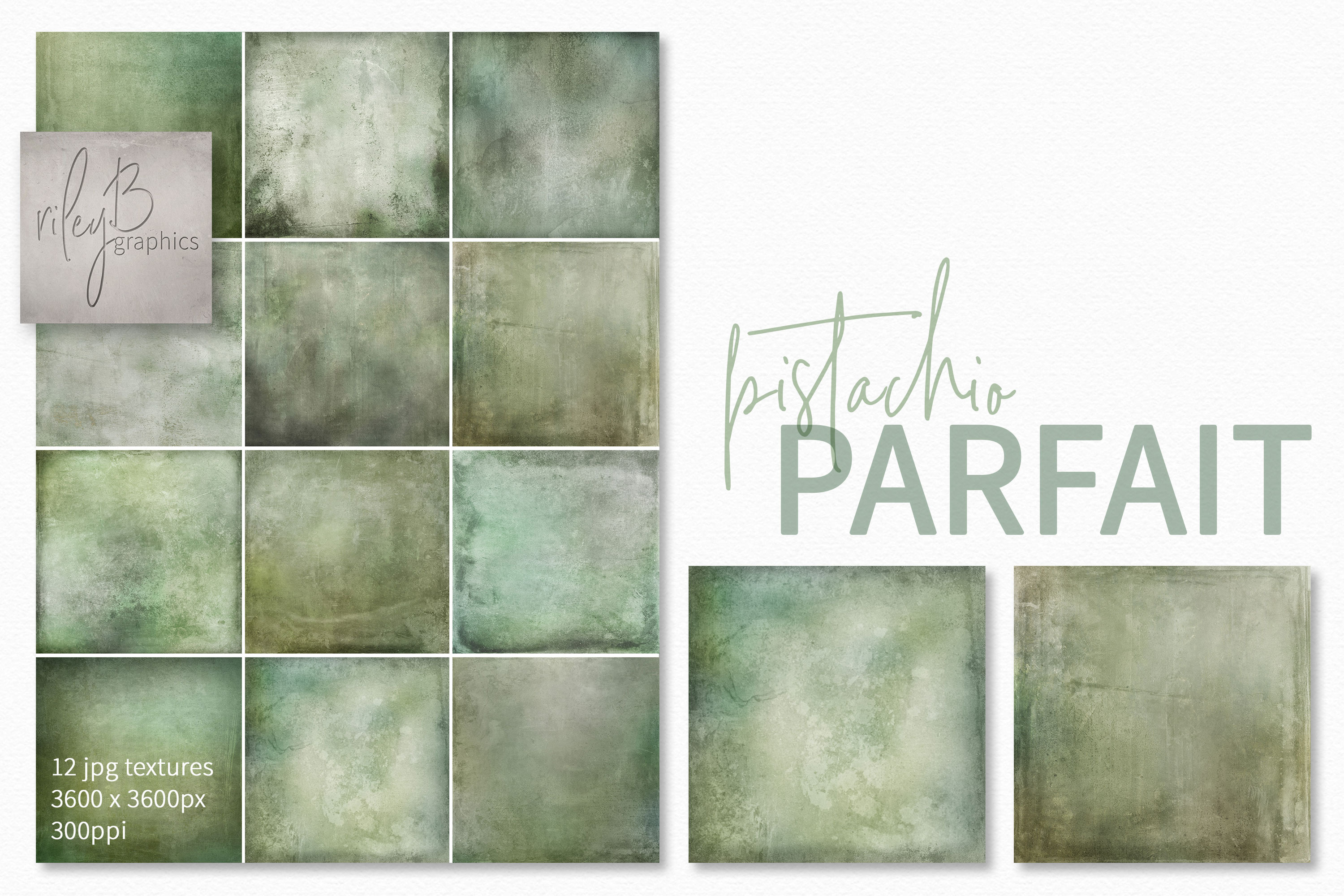 Pistachio Parfait Textures, a Texture Graphic by rileyBgraphics