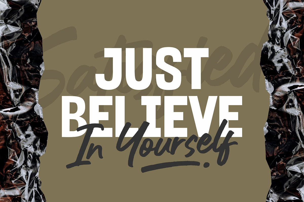 Satisfied - BRUSH FONT, a Script Font by ErgibiStudio