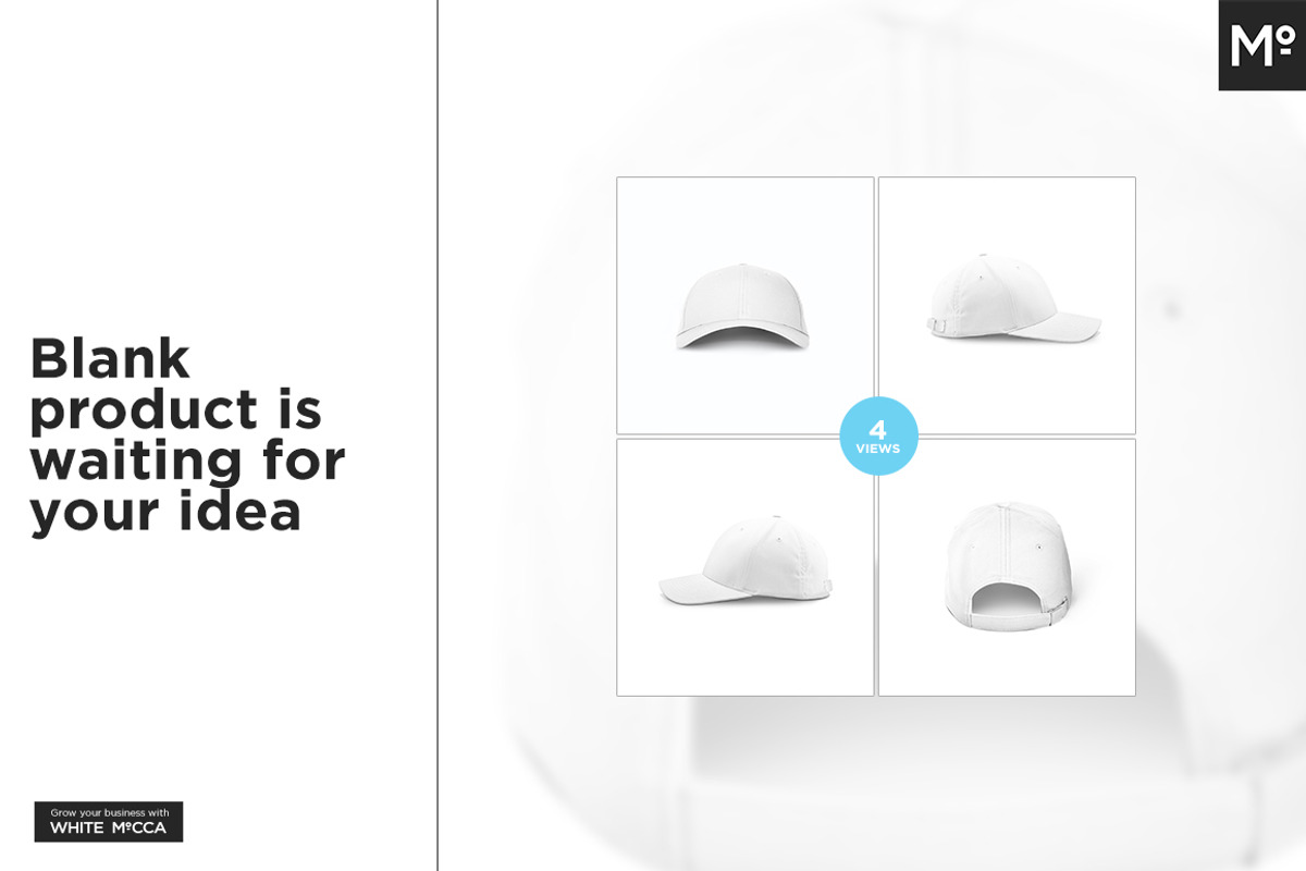 Strapback Cap Mock-ups Set, a Product Mockup by Mocca Mockups Store