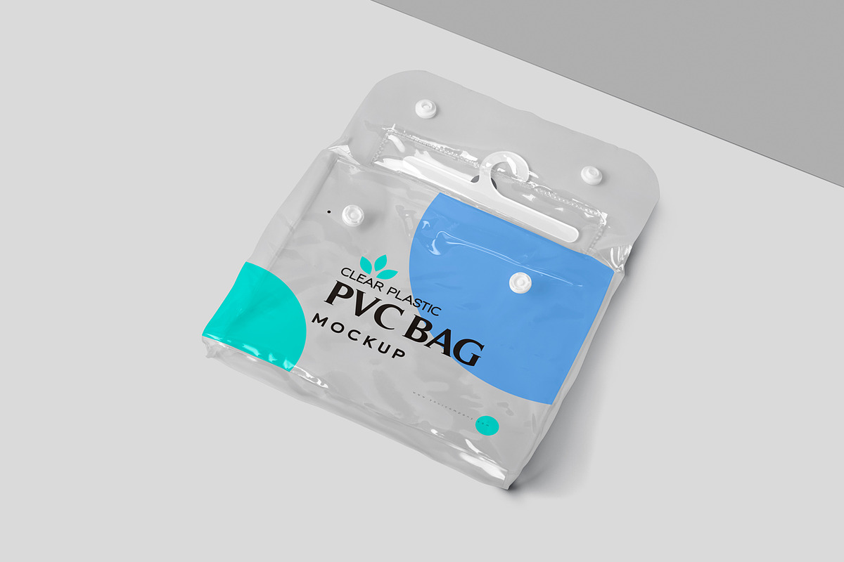 Pvc Hanger Bag Mockups, a Packaging Mockup by GfxFoundry