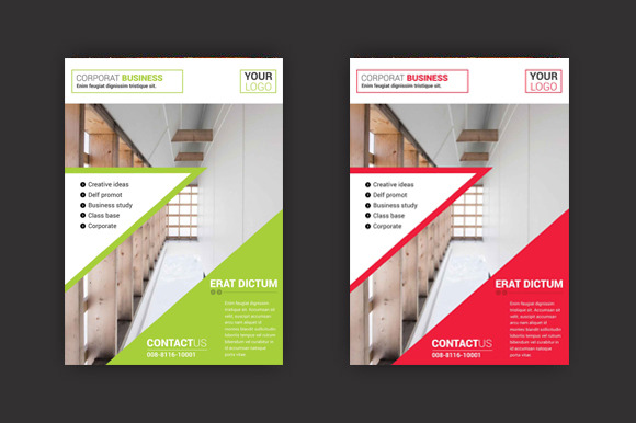 Corporate Business Flyer, a Flyer Template by PenciGraphics