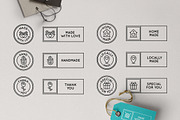 Handmade - handcrafted goods badges, a Graphic by venimo | Creative Market