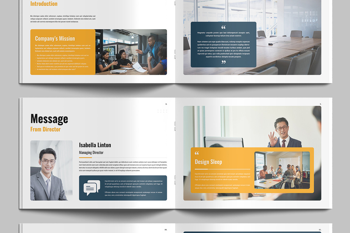 Business Profile Book Design