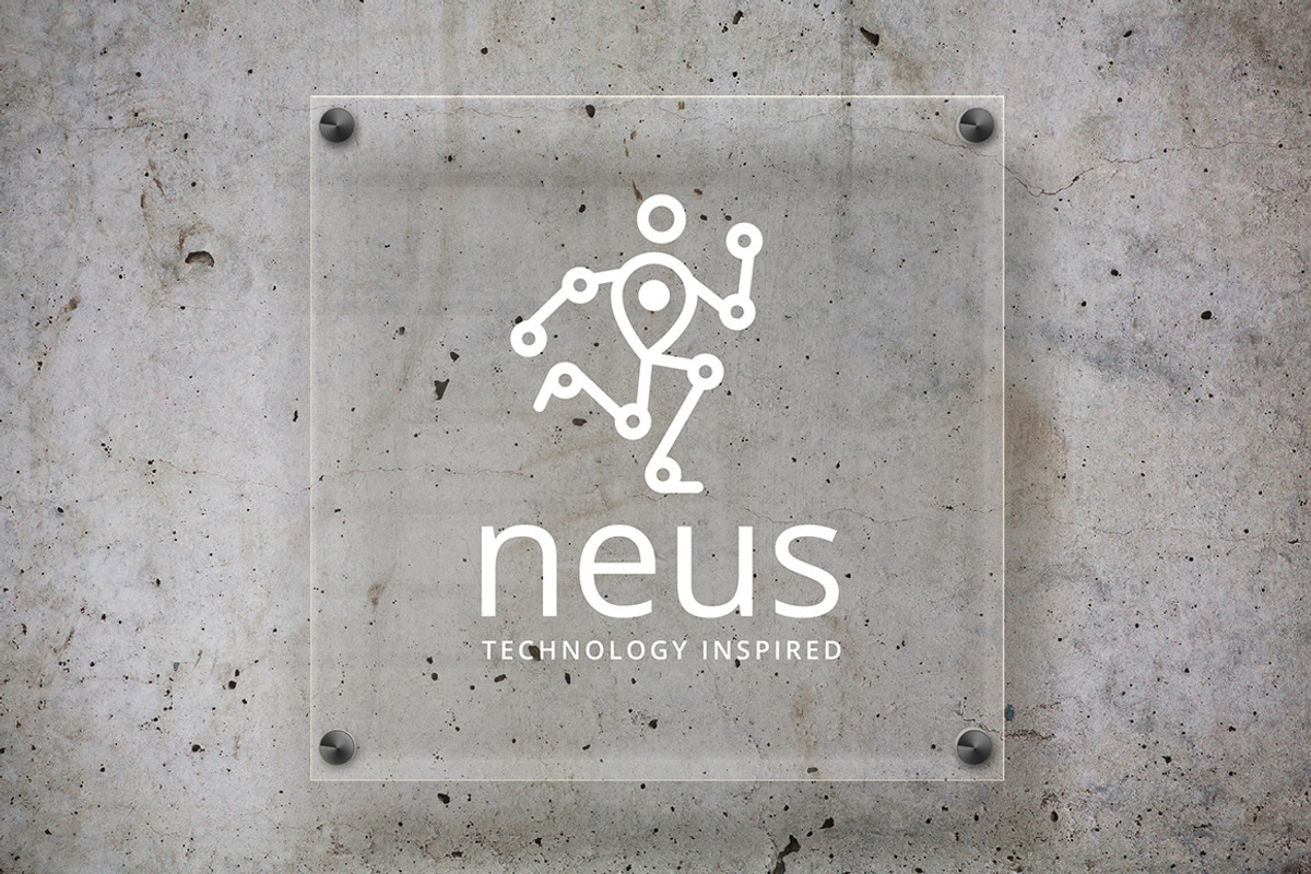 Neus Robot Cyborg Logo, a Branding & Logo Template by Tovarkovdesign