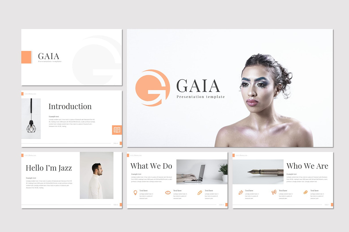 Gaia - Keynote Template, a Presentation Template by inspirasign