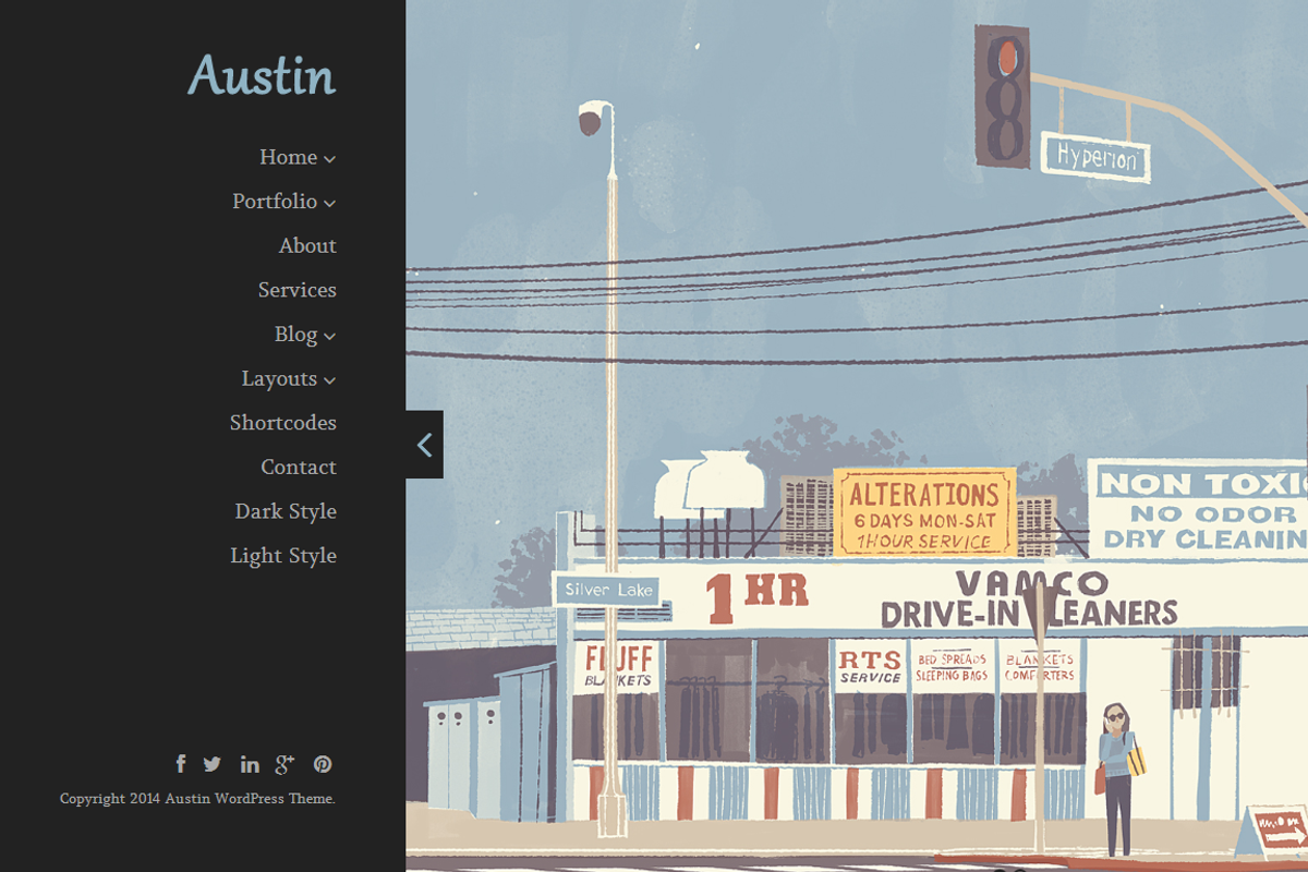 Austin - Creative WordPress Theme, a WordPress Template by GbThemes