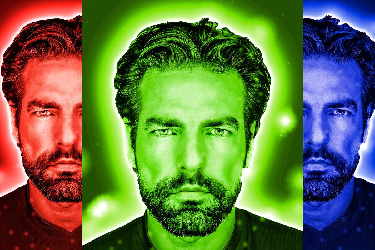 Behind Glow Photoshop action, an Action Add-On by designvillage