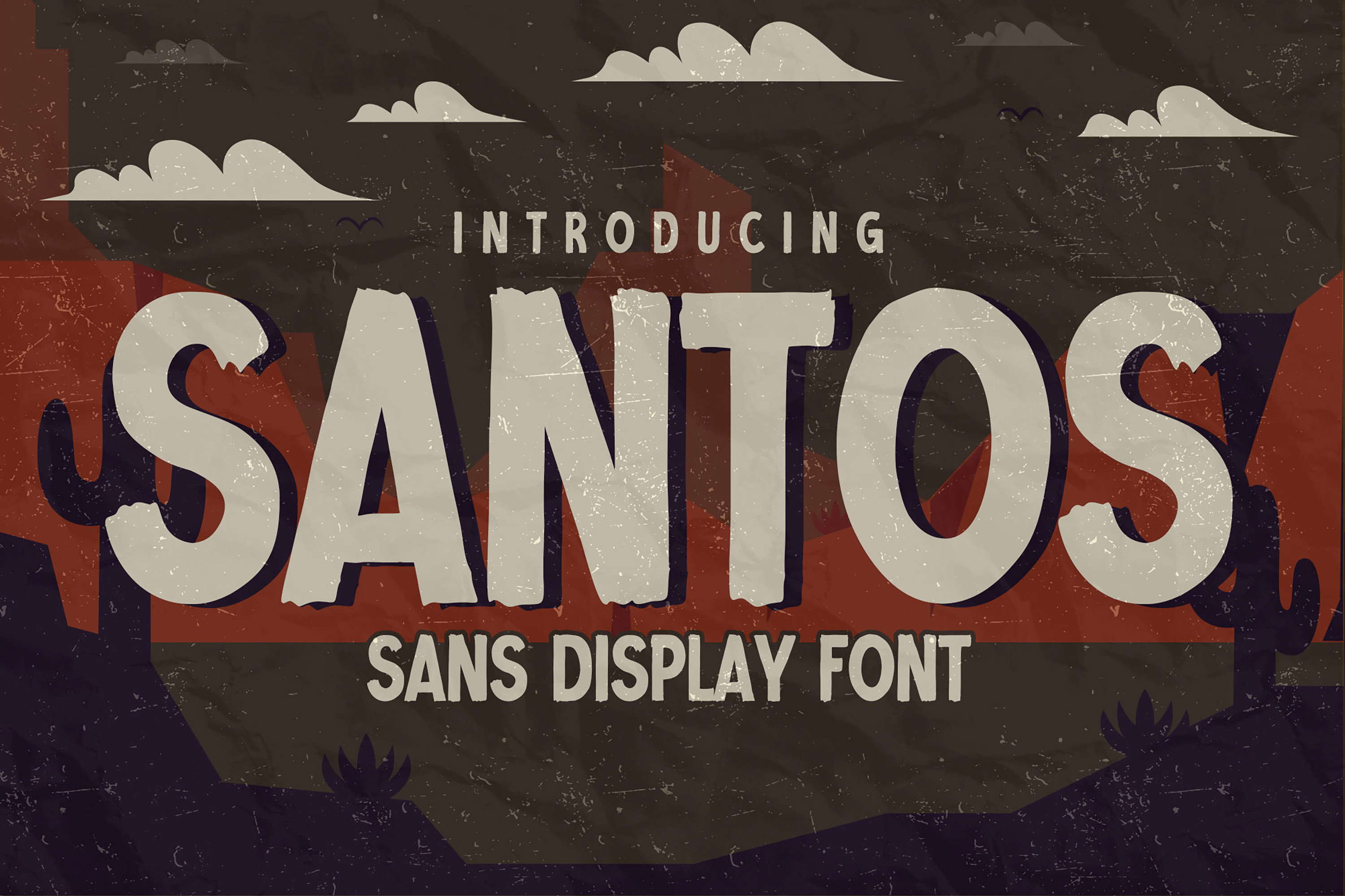 SANTOS It's Sans Display Font