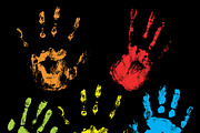 HandPrints, an Illustration by TrueMitra Designs