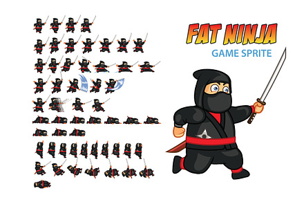 Samurai Game Sprite | Illustrations ~ Creative Market