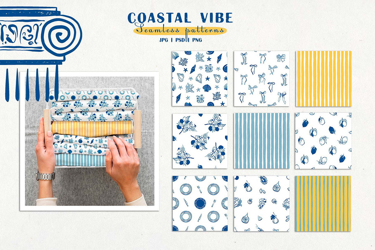Coastal vibe. Summer clipart set, an Object Graphic by VerAna