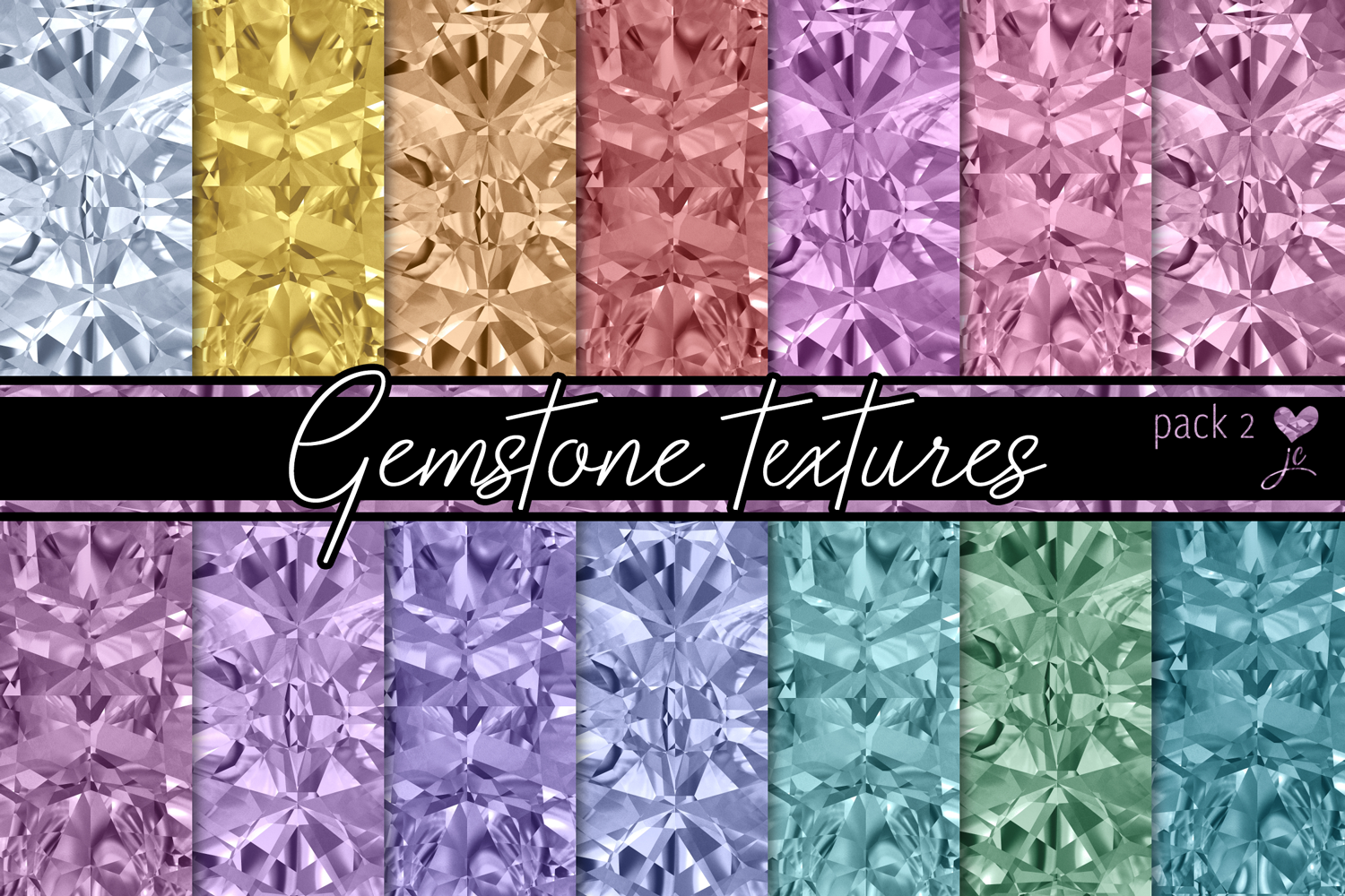 Gemstone Textures (Pack 2), a Texture Graphic by Julie Campbell