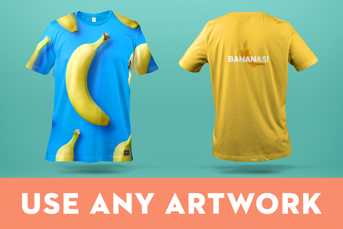 T-Shirt Mockup Template Front & Back, a Shirt Mockup by w/studio