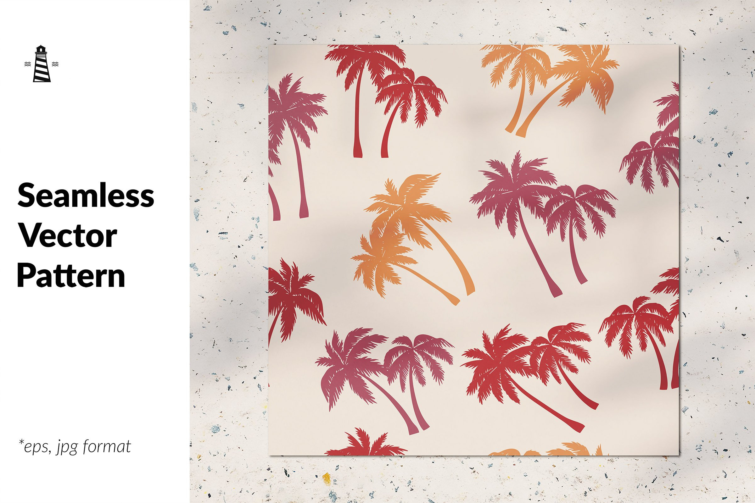 Palm trees seamless pattern, a Pattern Graphic by Norse Studio ...