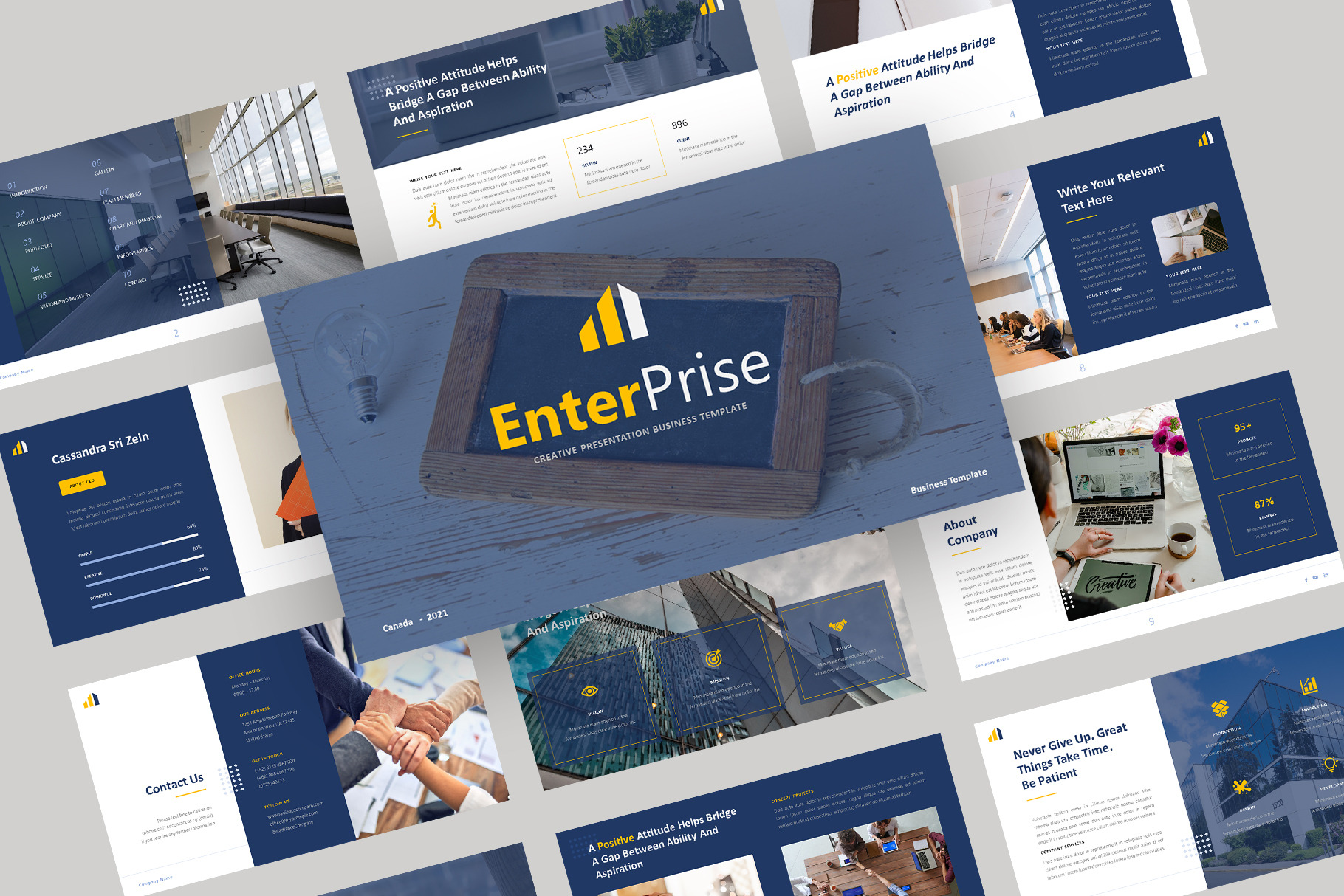 Enterprise Powerpoint Template, a Presentation Template by Jaruka ...